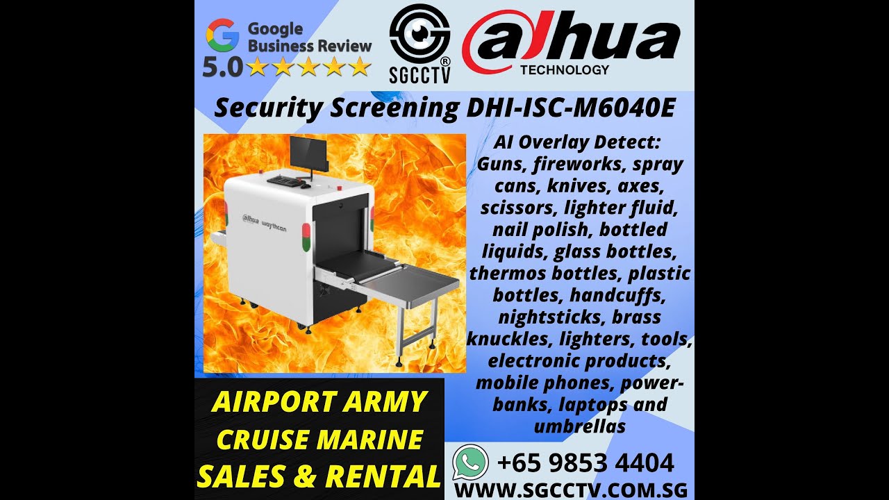 DAHUA Security Screening X Ray DHI ISC M6040E X ray Machine Transport ...