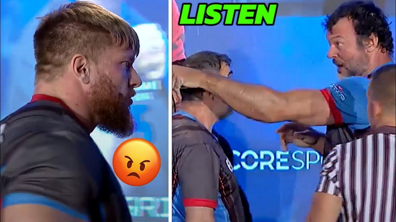 WTF!! Artyom Morozov Came To ''SLAP'' Devon Larratt at EVW15 - YouTube