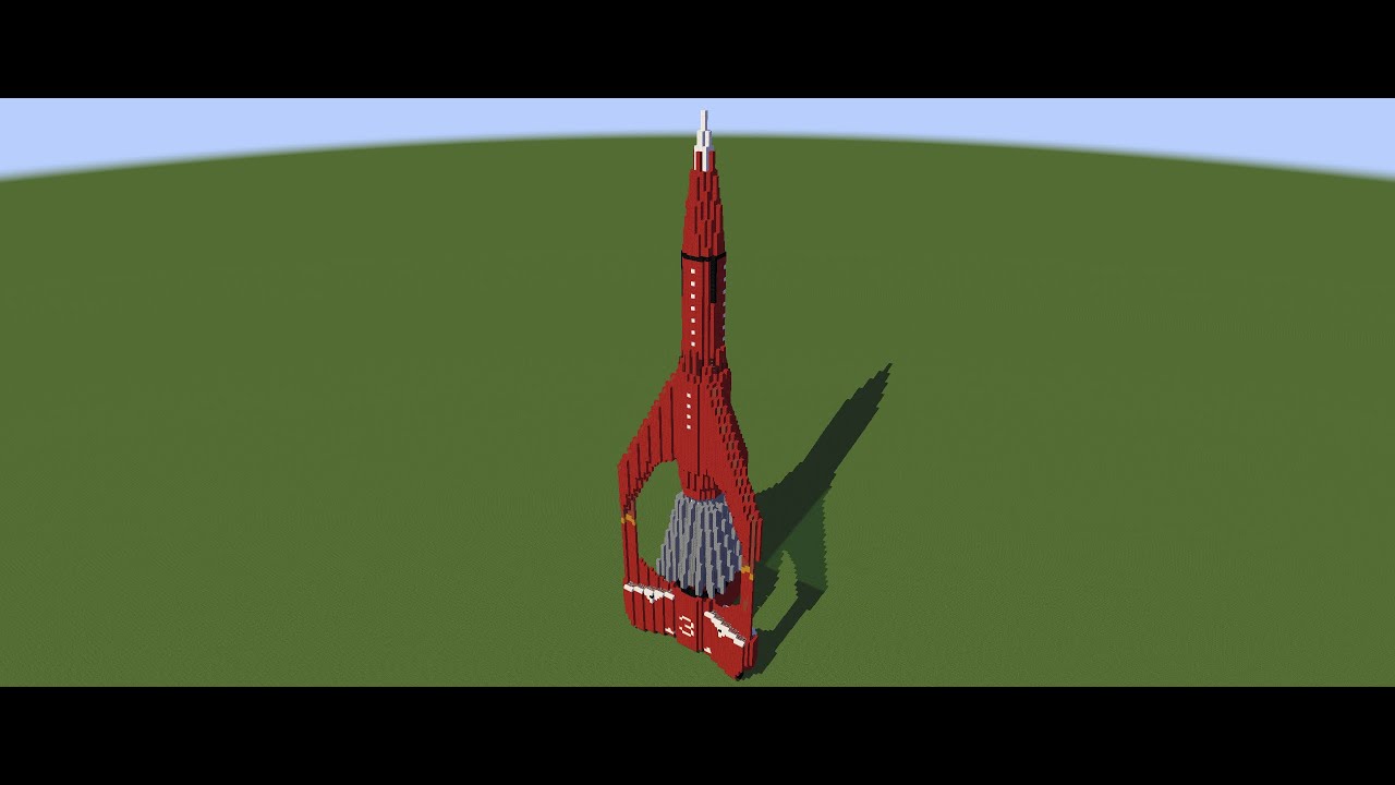 Thunderbird 3 Launch in Minecraft - YouTube