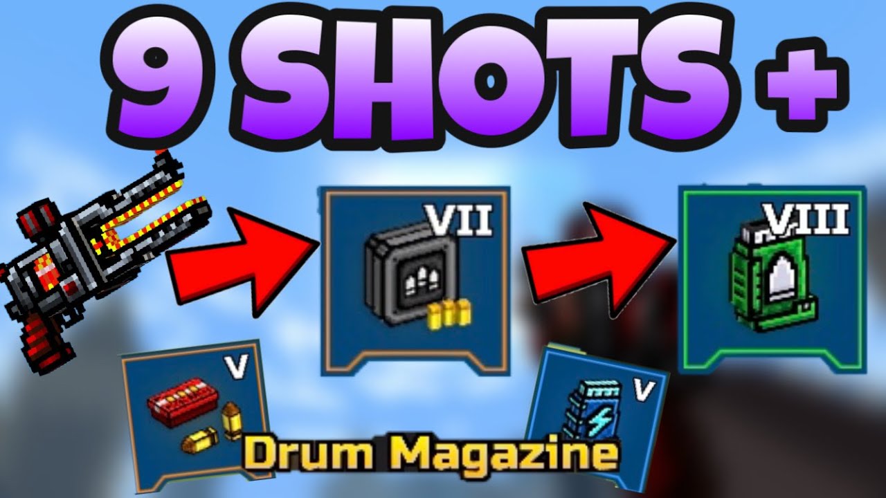 How to make THUNDERER & ANY BACKUP Have 9+ Bullets! | Pixel Gun 3D ...