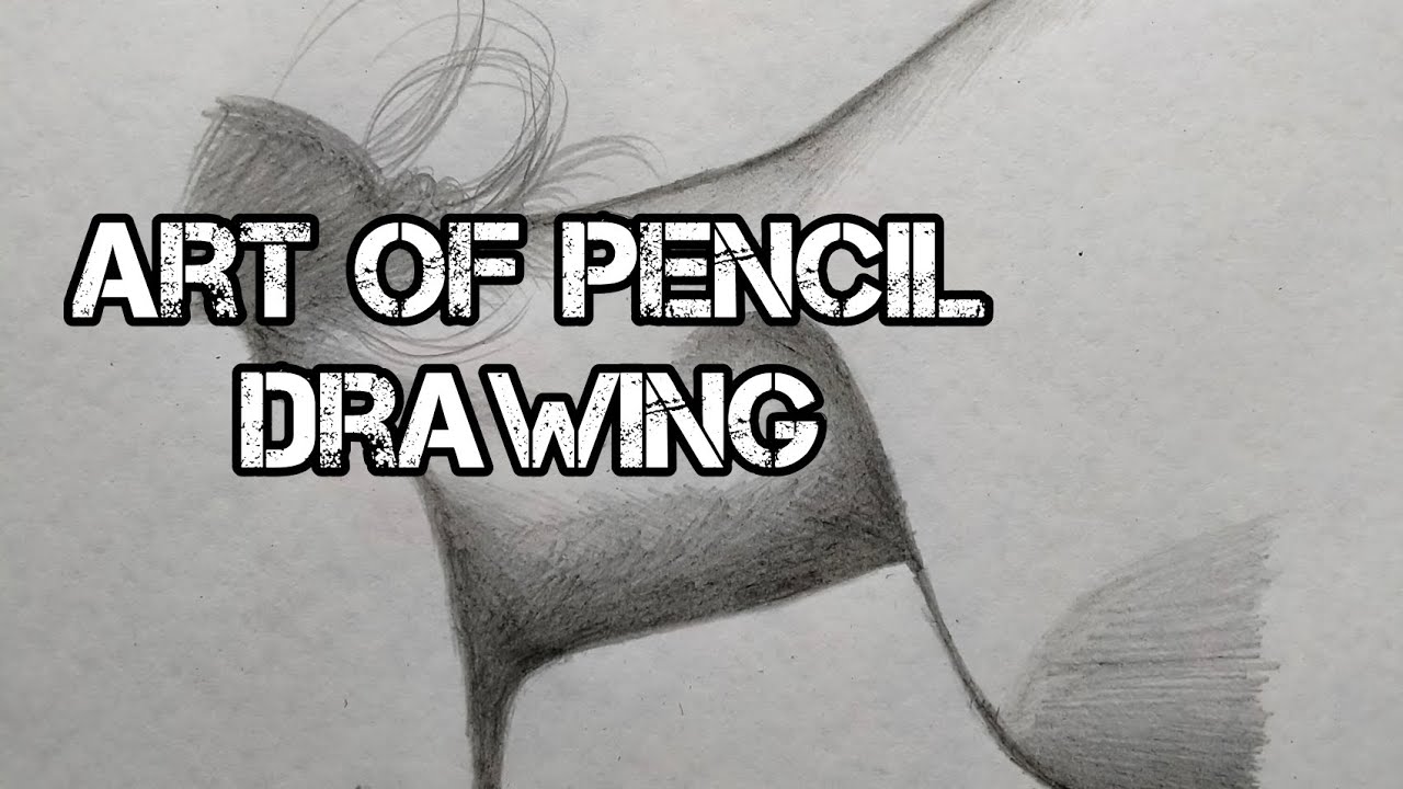 This is pencil art draw a good posture/Pencil drawing a female figure ...