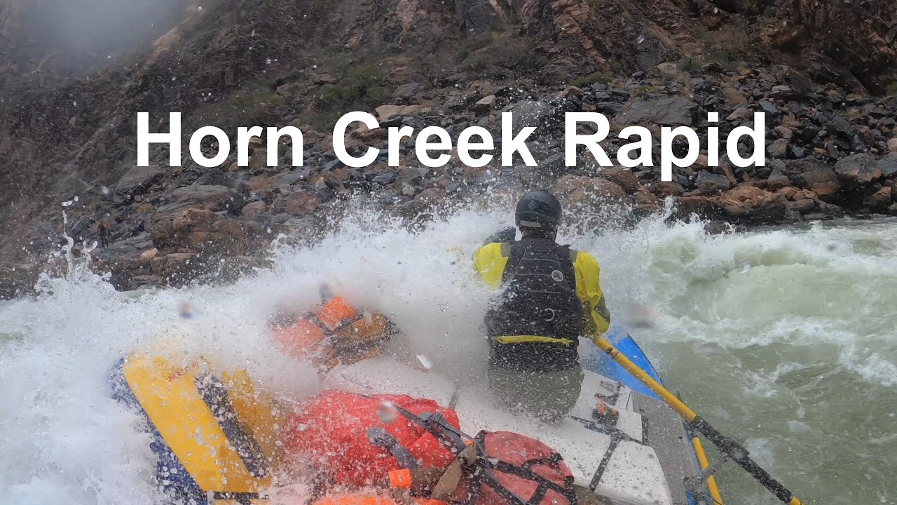 Horn Creek Rapid | Grand Canyon - February 2024 - YouTube