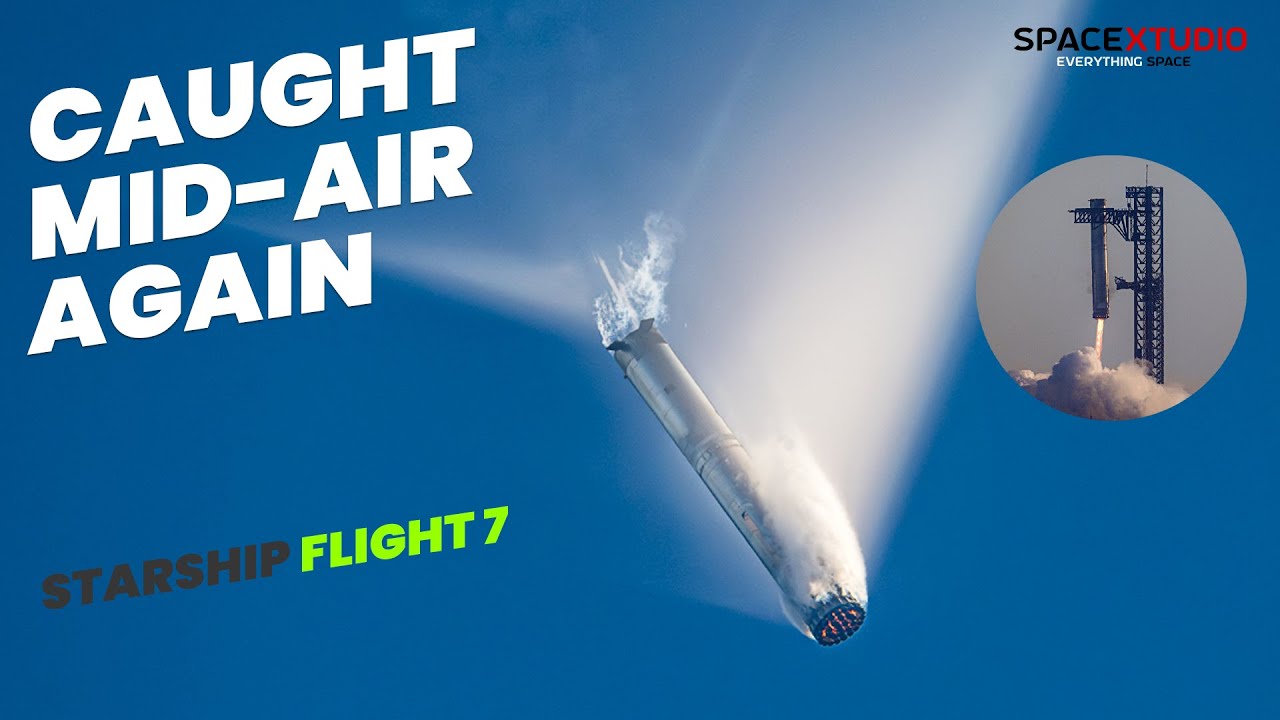Watch SpaceX Nails Booster Catch for the 2nd Time | SpaceX Starship ...