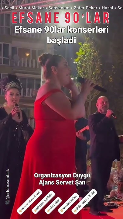 Şahsenem efsane 90'lar konserden - YouTube