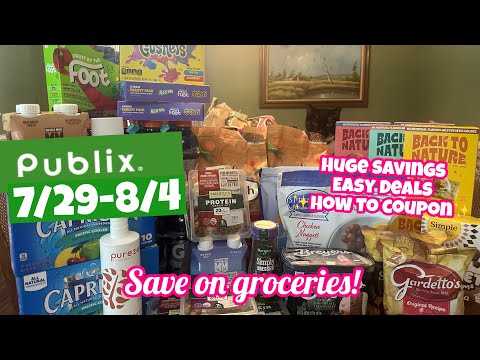 PUBLIX HAUL 7/29-8/4 | DEALS & HUGE SAVINGS! NEWBIE FRIENDLY DEALS!