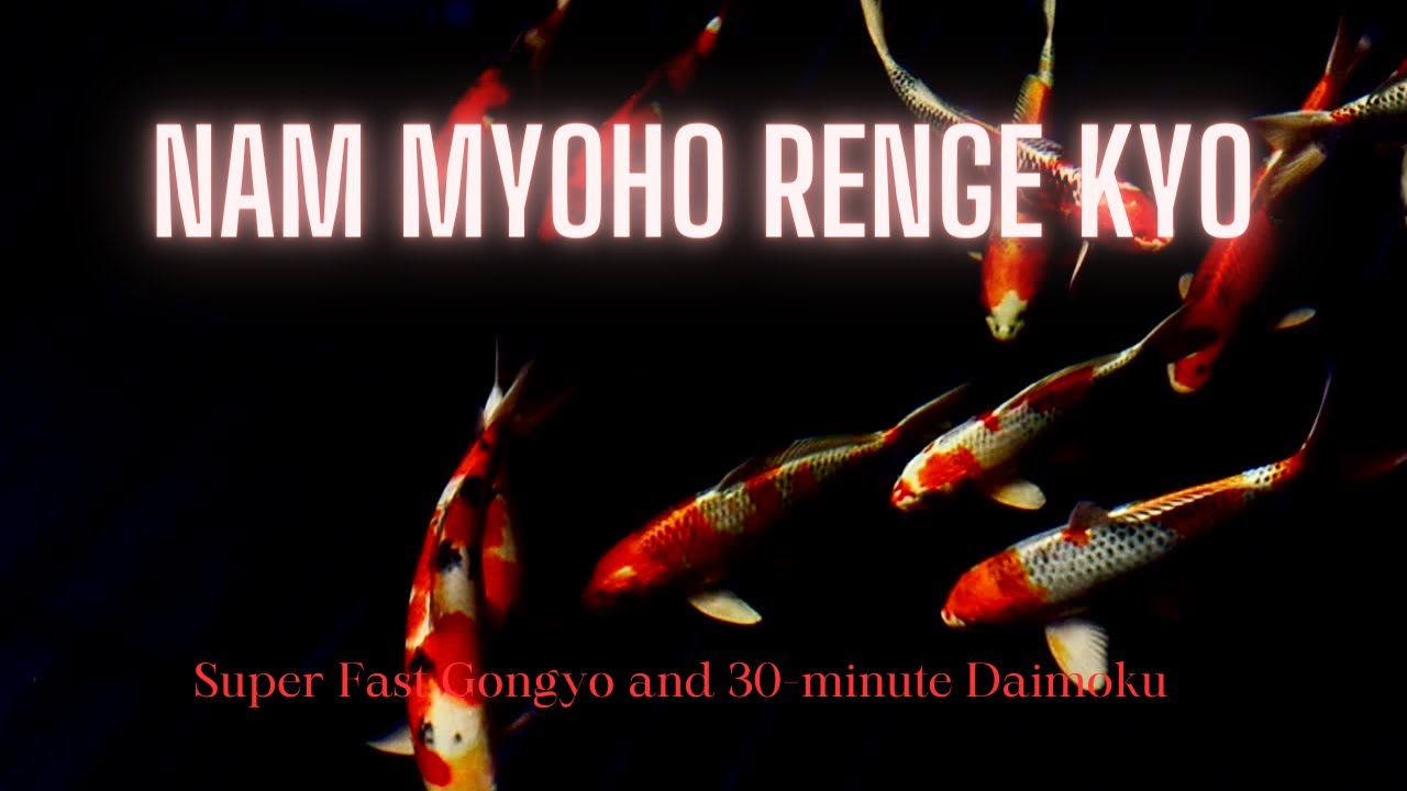 Super Fast Gongyo and 30-minute Daimoku - YouTube