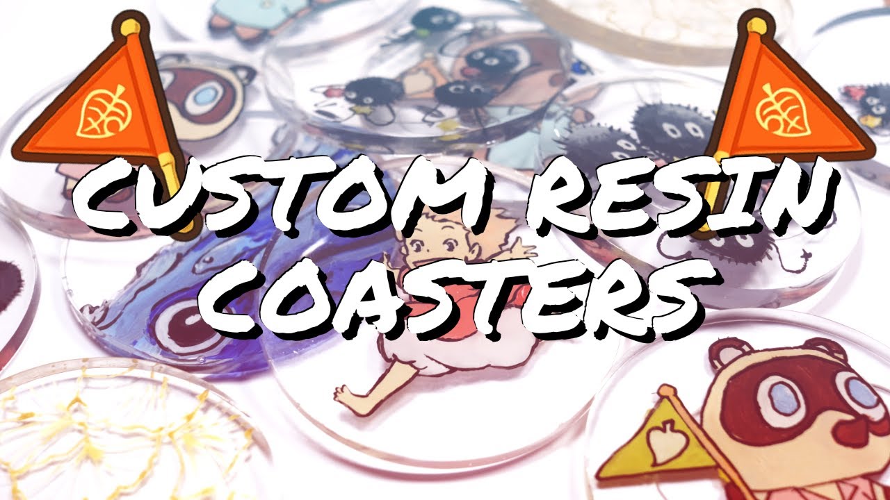 DIY Resin Coasters: Create Stunning Character-Encased Designs - YouTube