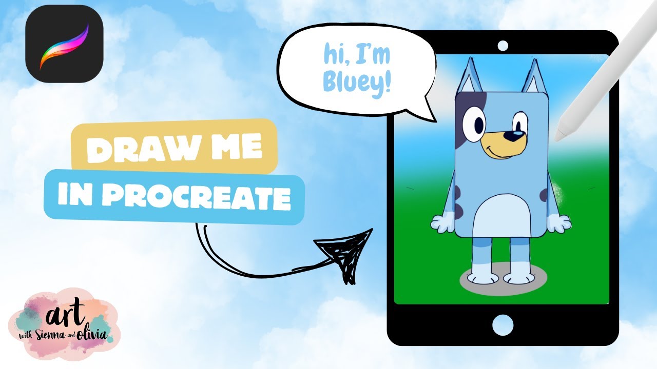 How to Draw Bluey in Procreate: Easy Step-by-Step Tutorial for ...