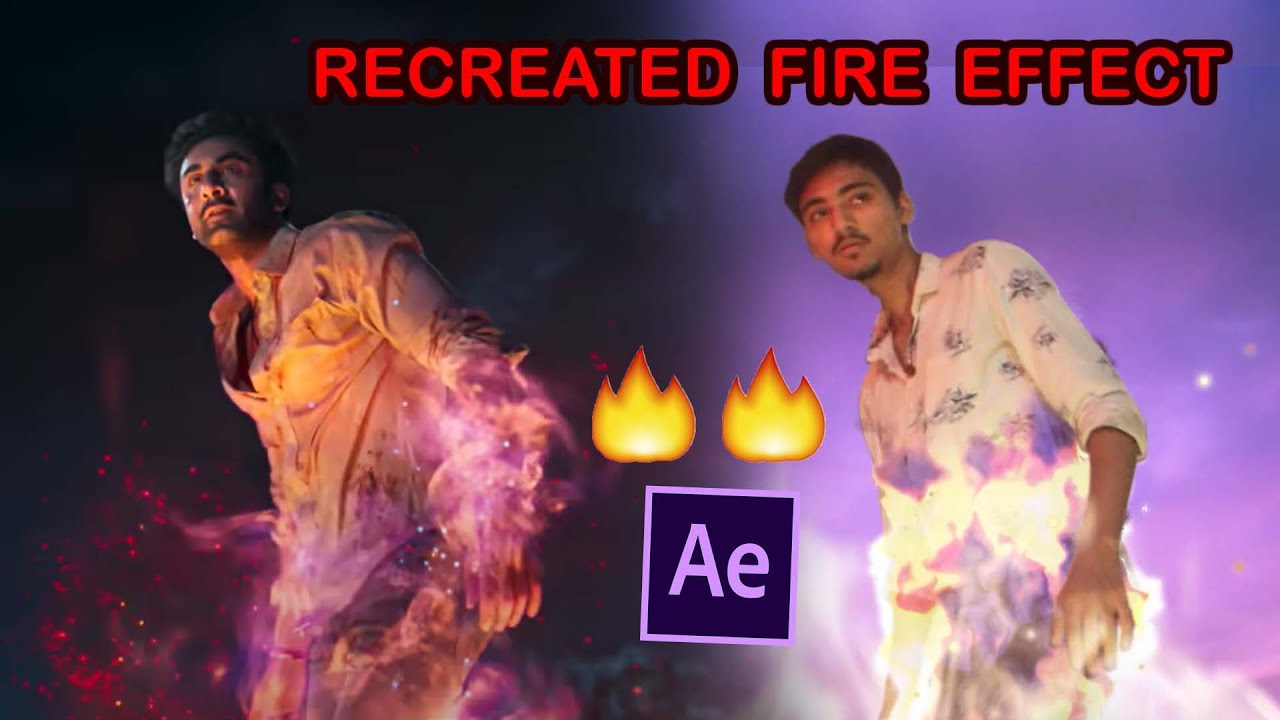 Trying my hands on Fire Simulation | After Effects | Brahmastra | #brahmastra - YouTube