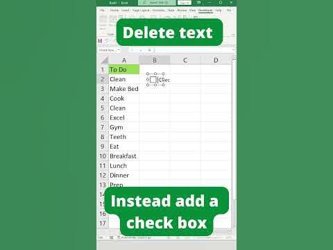 How to Insert a Checkbox in Excel? | Checkbox in Microsoft Excel | MS Excel Tips and Tricks ...