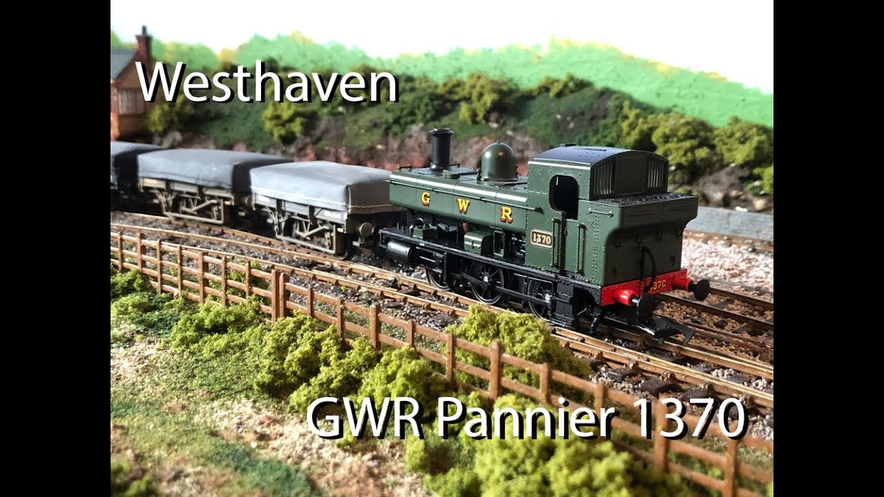 GWR Pannier Tank 1370 arrives with a clay train - YouTube