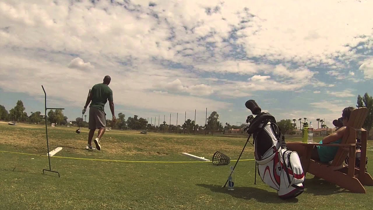 Summer Driving Range Action - Coronado Golf Course in Scottsdale, AZ ...