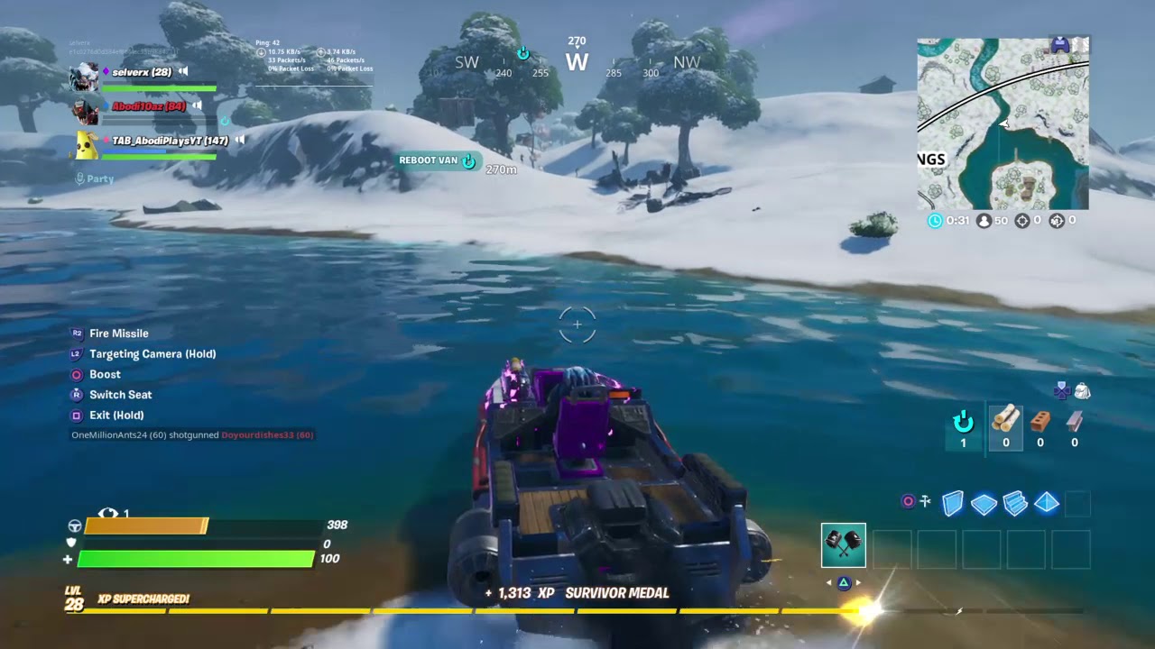 Fortnite boat trip - YouTube