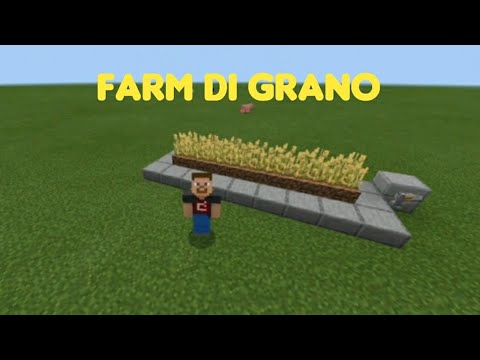 Come costruire una farm di grano Minecraft ITA - YouTube