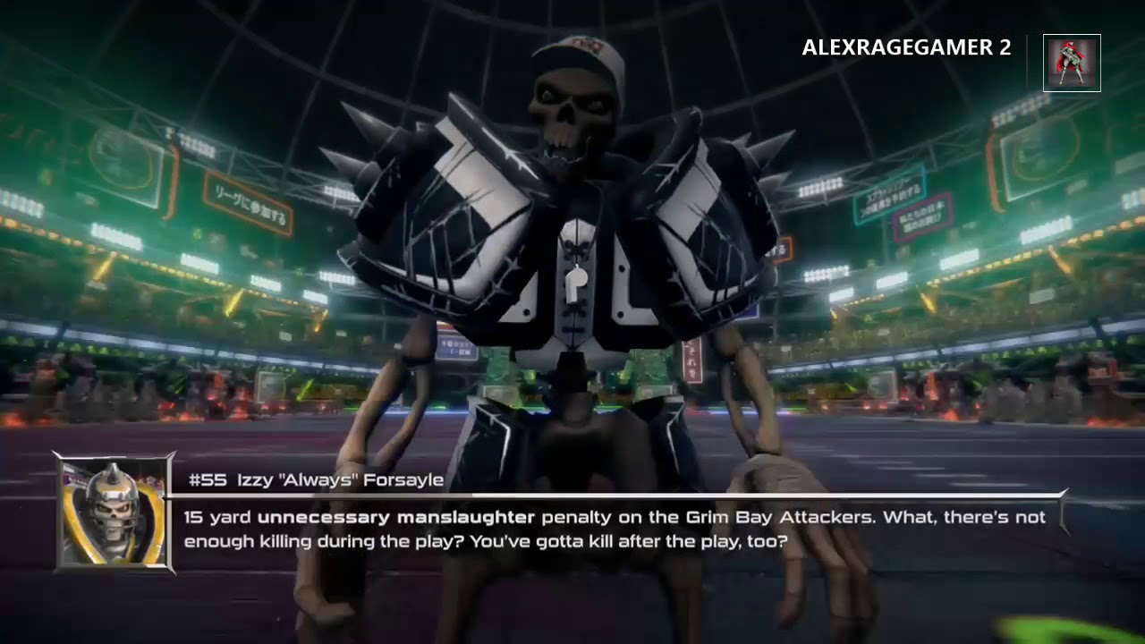 MFL game evening game day 2nd quarter ended at a blowout gameplay part ...