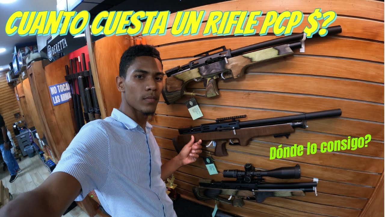 MOSTRANDO todos los RIFLES de AIRE COMPRIMIDO PCP y sus PRECIOS - YouTube