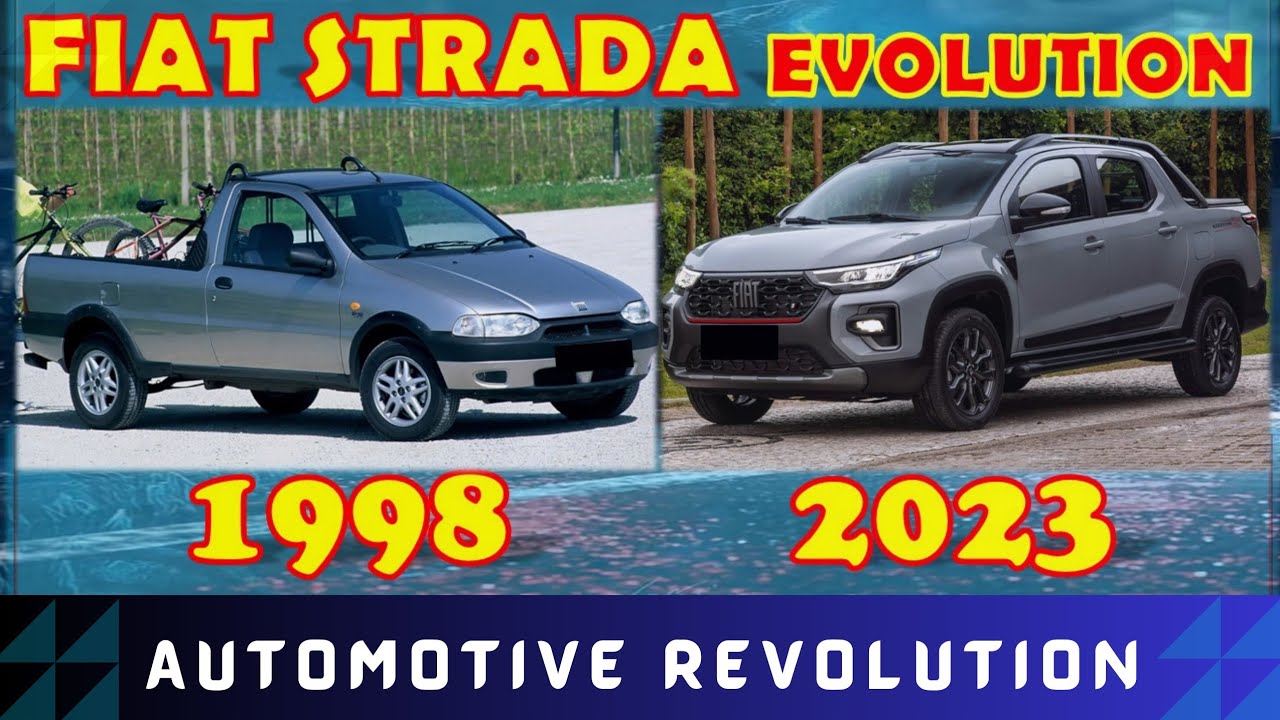 Fiat Strada Evolution (1998-2023) | evolution of cars till 2023 - YouTube