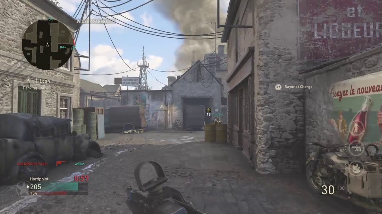 Triple grenade kill COD WW2 - YouTube