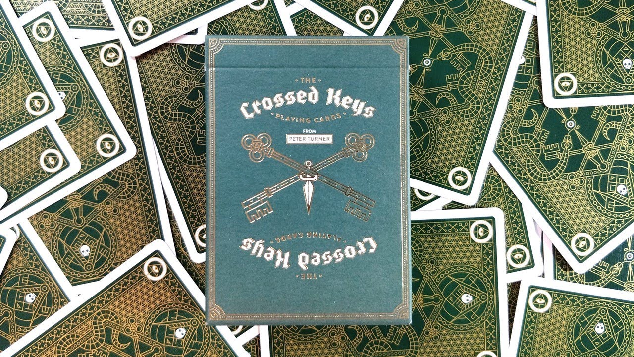 Deck Review - The Crossed Keys Deck by Ellusionist and Peter Turner ...