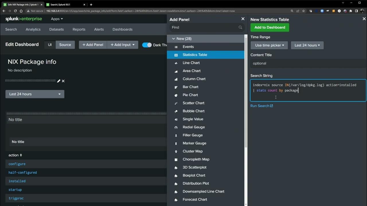 Building a Classic Dashboard in Splunk - YouTube