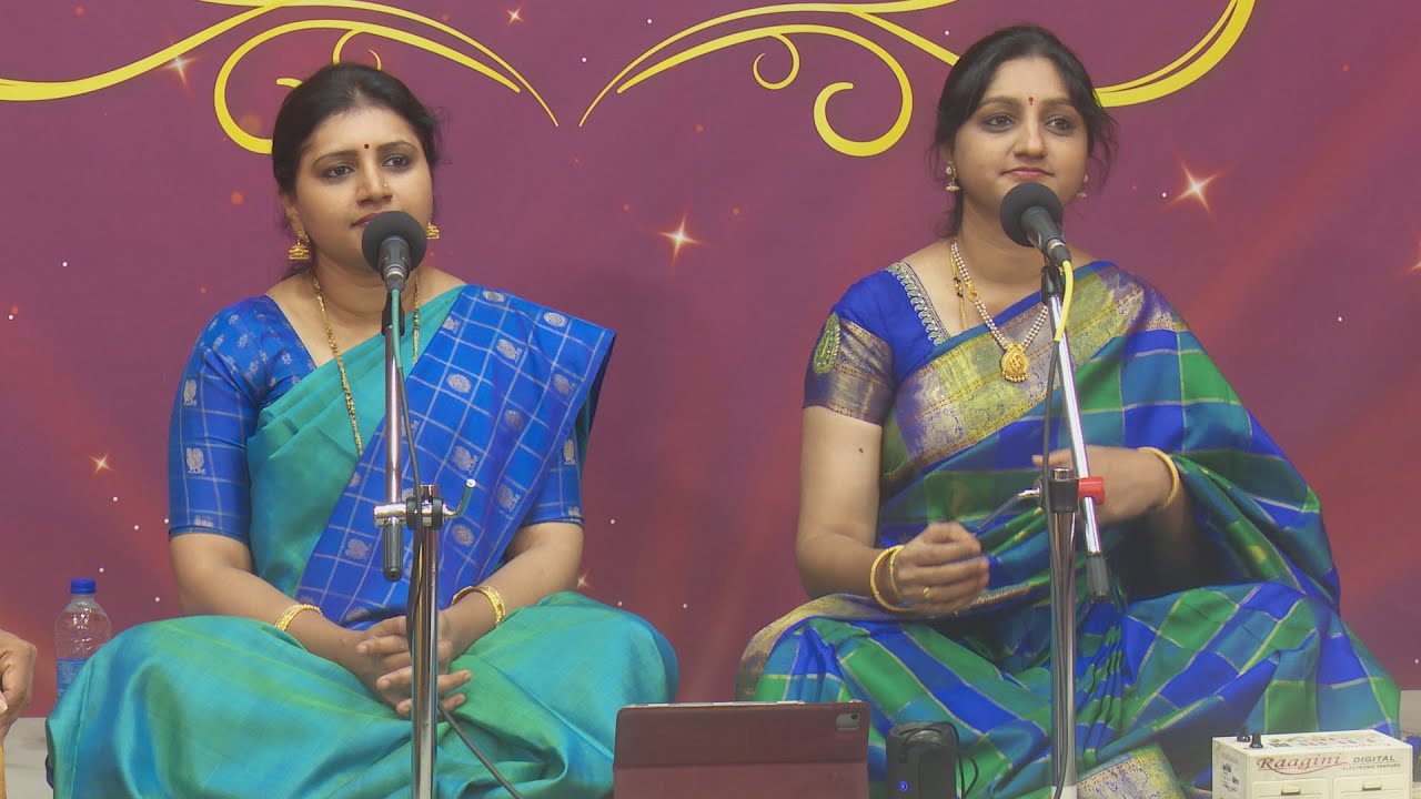 Vocal Concert of Sindhu & Smitha – Mudhra’s NAVARATHRI VAIBHAVAM - DAY ...