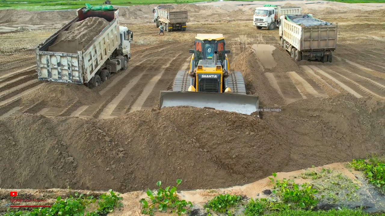 Unparalleled Strength.! Shantui Brand Smooth Machines Heavy Bulldozer ...