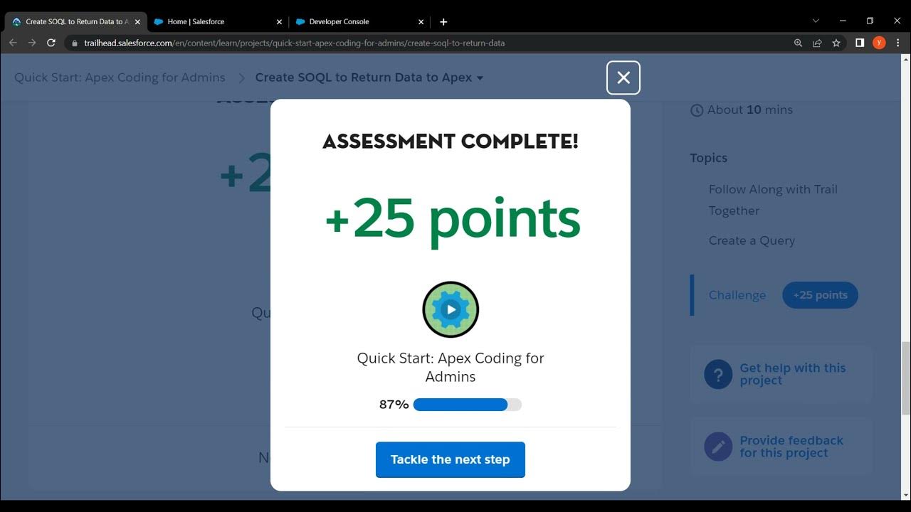 Salesforce Trailhead - Create SOQL to Return Data to Apex - YouTube