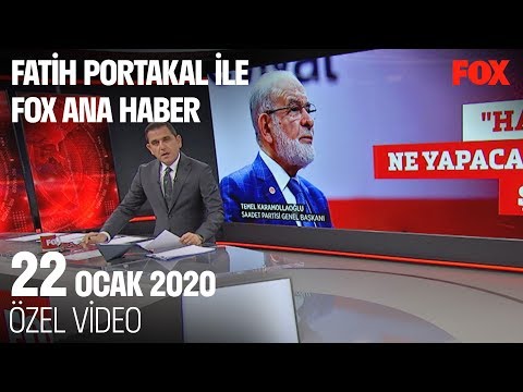İyidil hakkındaki MİT raporu...  22 Ocak 2020 Fatih Portakal ile FOX Ana Haber