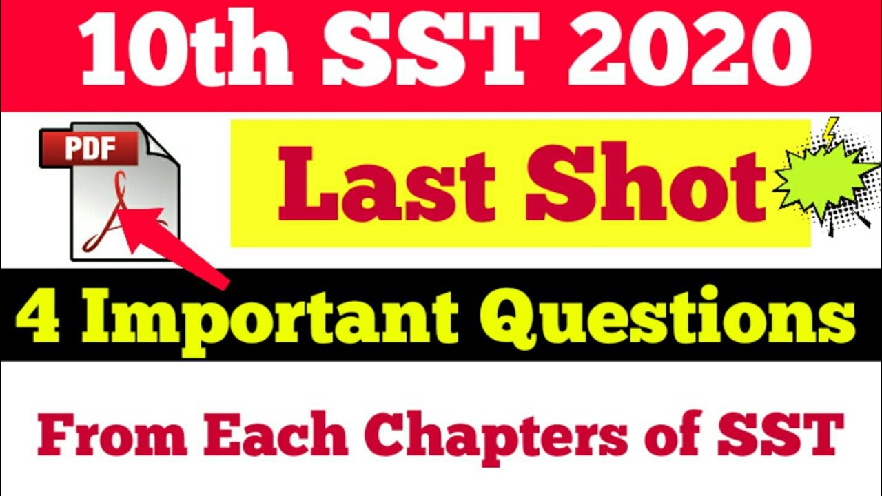 Last Shot Questions Class 10 SST For 2020 Most Important Questions Of last-shot-questions-class-10-sst-for-2020-most-important-questions-of