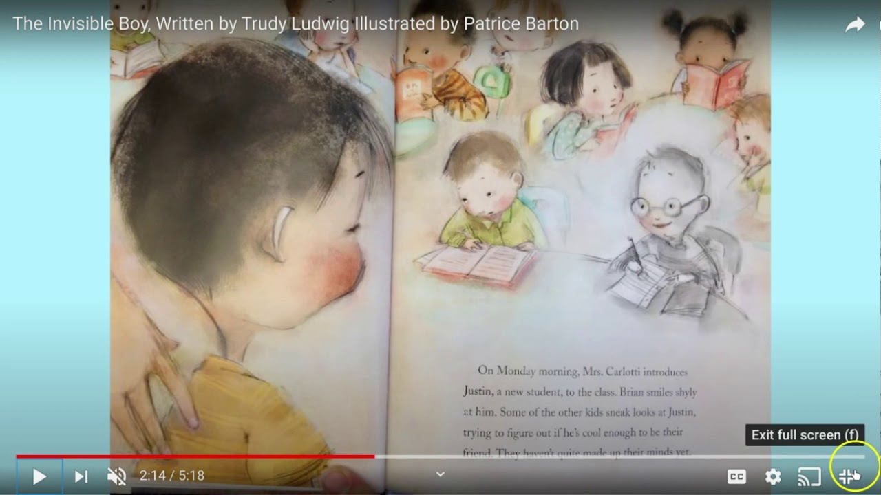 The Invisible Boy By Trudy Ludwig