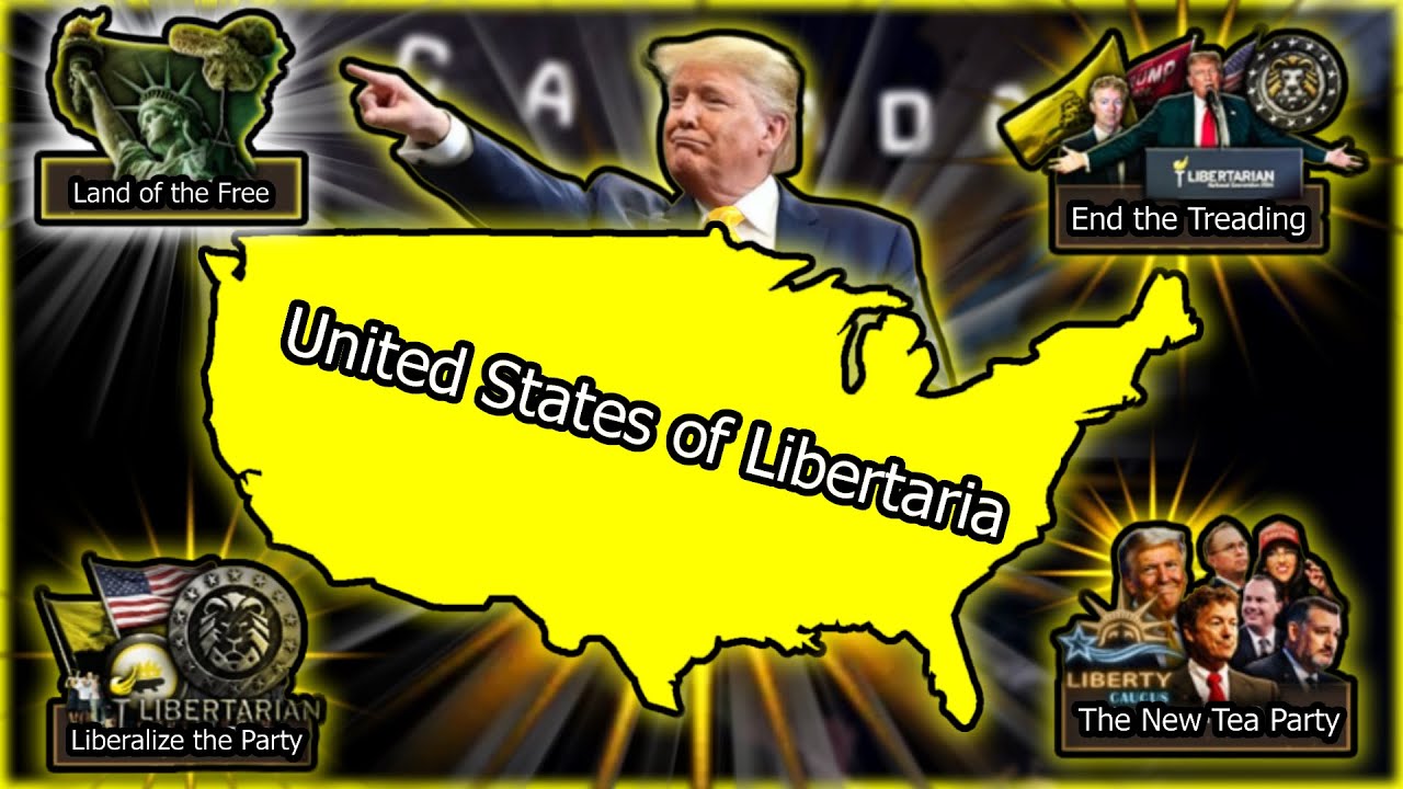 What if Trump goes Libertarian way and then he Liberates America? (HOI4 ...