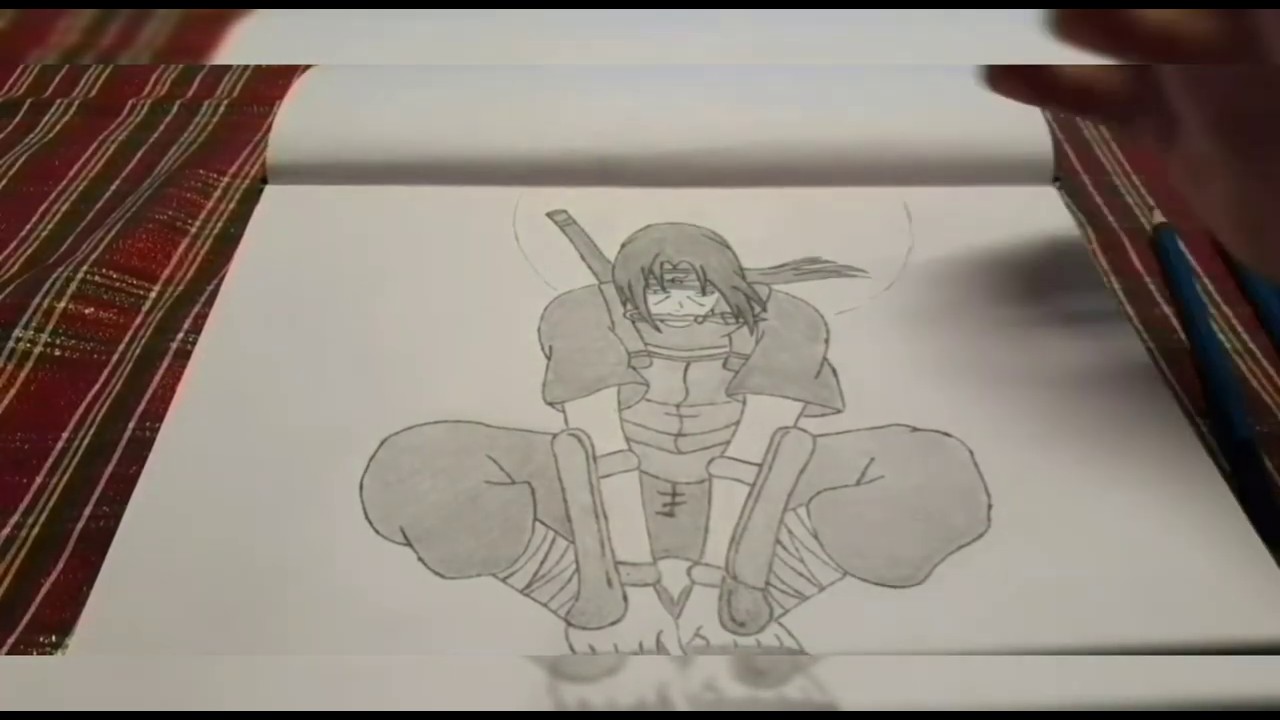 Drawing Anbu Itachi Uchiha - YouTube