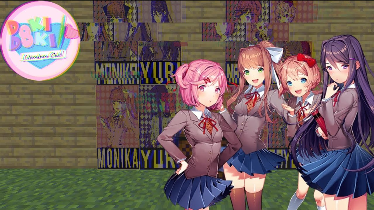 EL PRIMER MOD DE DOKI DOKI LITERATURE CLUB PARA MINECRAFT ...