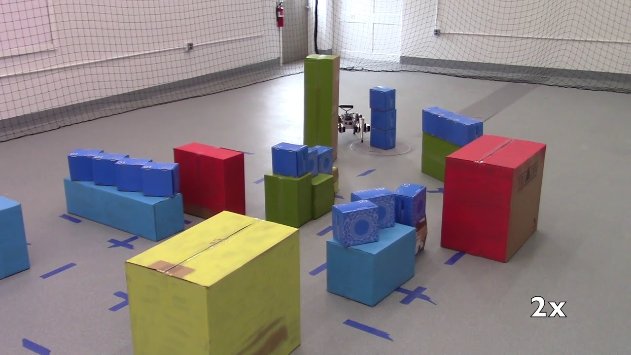 Gap-Seeking Obstacle Avoidance Control with a Quadruped Robot - YouTube