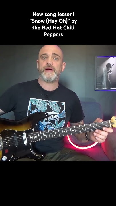 New song lesson! Learn to play “Snow (Hey Oh)” by the #RedHotChiliPeppers with this lesson in ...