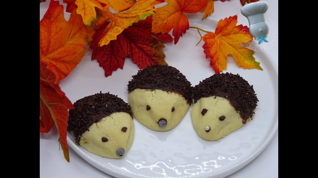 Recette des biscuits hérisson - YouTube