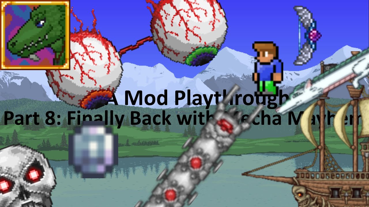 (old) Terraria SGA Mod Episode 8: Finally Back with Mecha Mayhem - YouTube