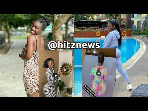 Watch how hajia bintu use her @ss to dance