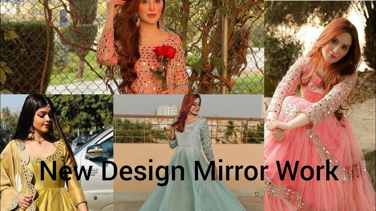 Long Frocks Mirror Work. Beautiful Design 2021 - YouTube