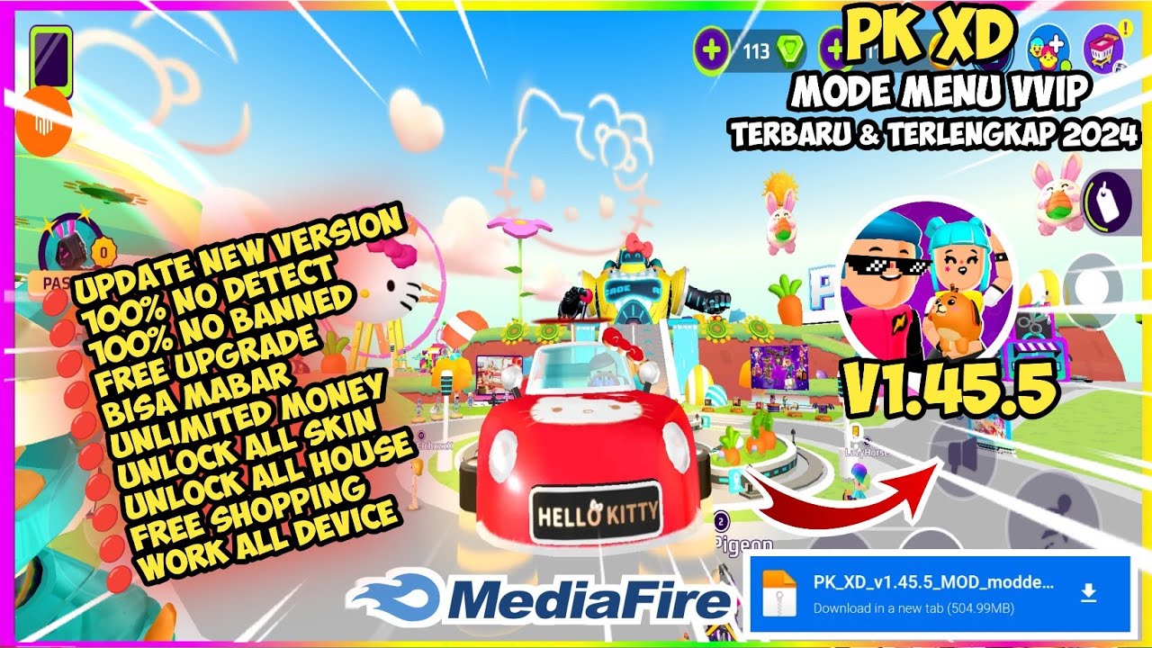 PK XD Apk Mod Menu V1.44.5 Latest Version 2024 | UNLIMITED GEMS ...