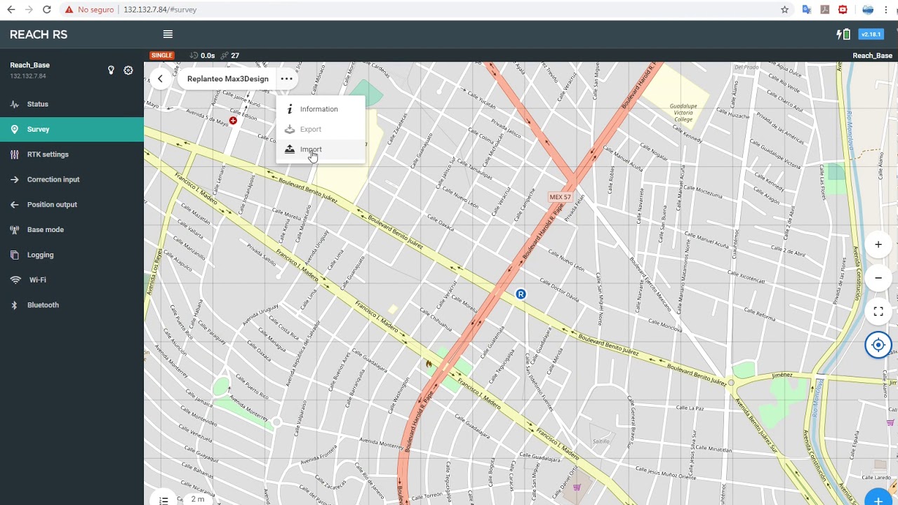 V2 Tutorial Replanteo para EMLID Reach RS+ con Global Mapper y Excel ...
