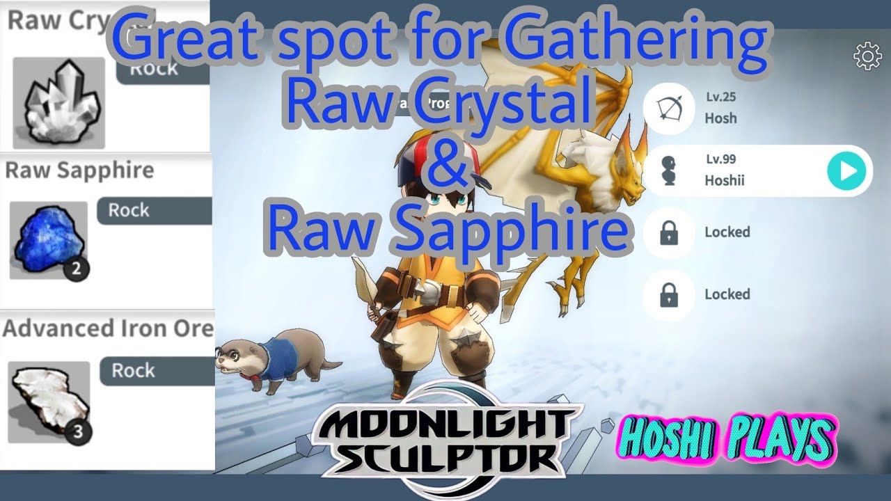 Moonlight Sculptor: Gathering spot for Raw Crystal/Sapphire (Also ...
