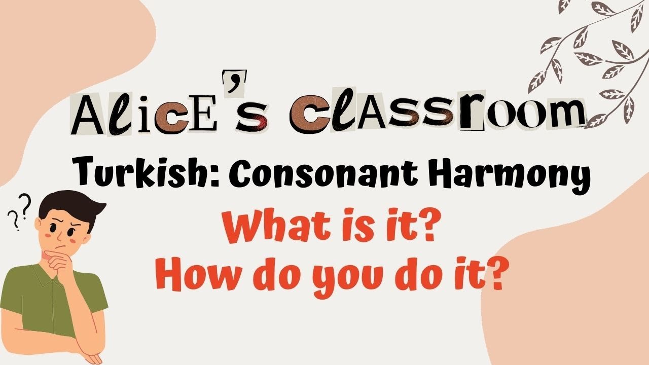 Turkish: Consonant Harmony & change - YouTube