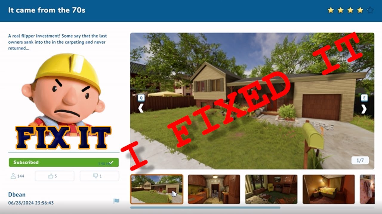 House Flipper 2 - Mod Review Monday: It Came from the 70s Part 2 - YouTube