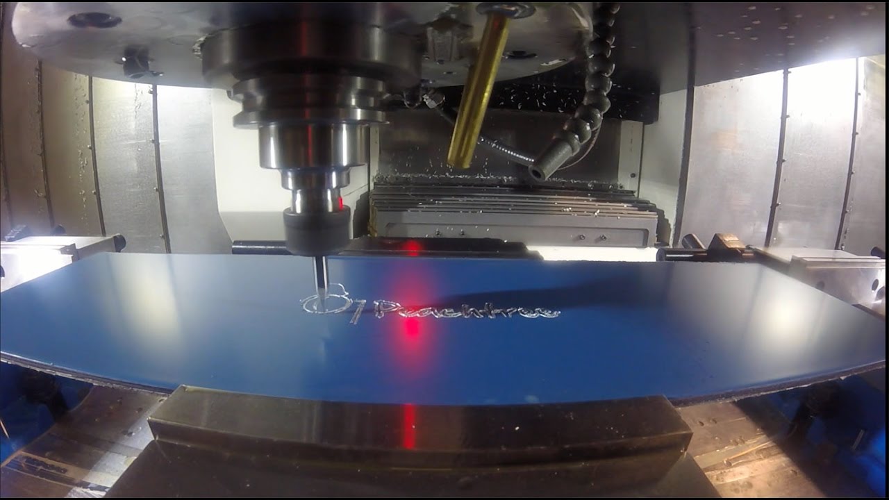 Peachtree Protective Cover - Mazak VTC-300C CNC - YouTube