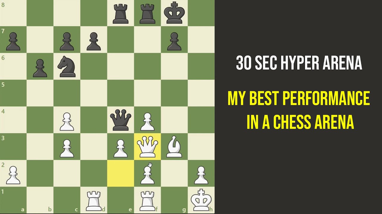 My Best Performance In A Chess Arena | 30 Sec Hyper Arena( Speed Chess ...