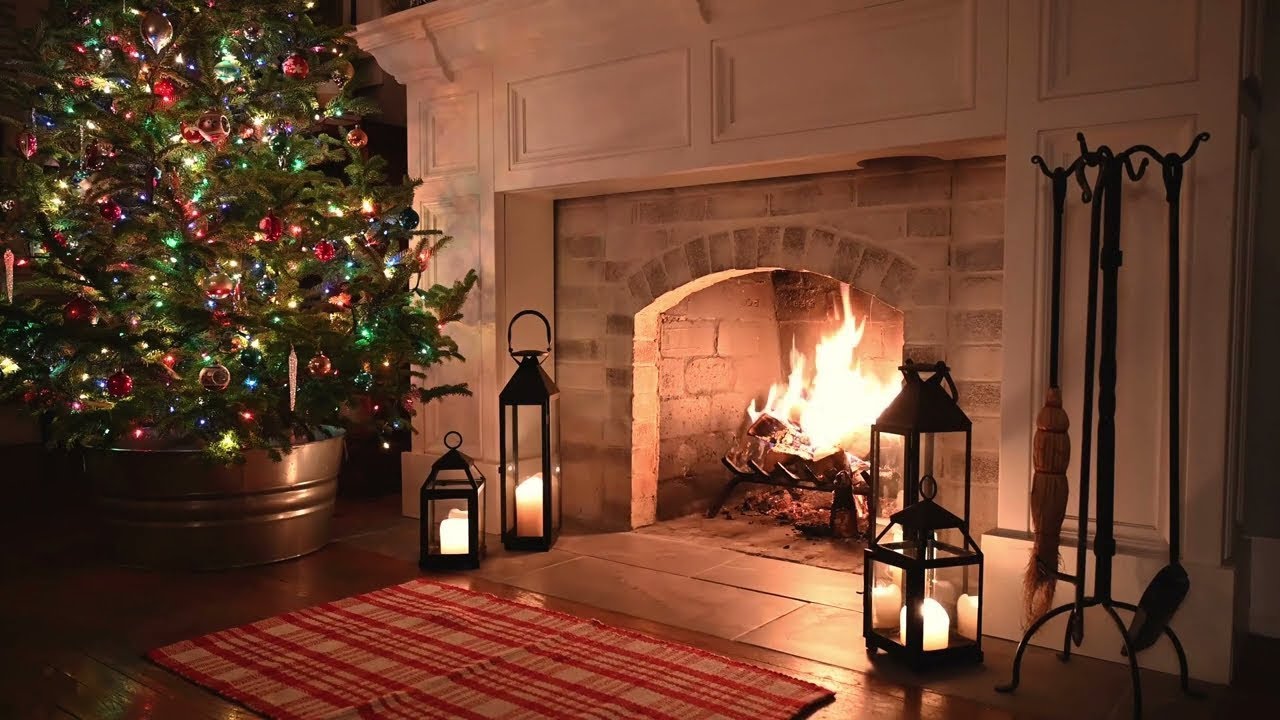 Cozy Christmas Fireplace 10 HRS - Cozy Christmas Ambience - Crackling ...