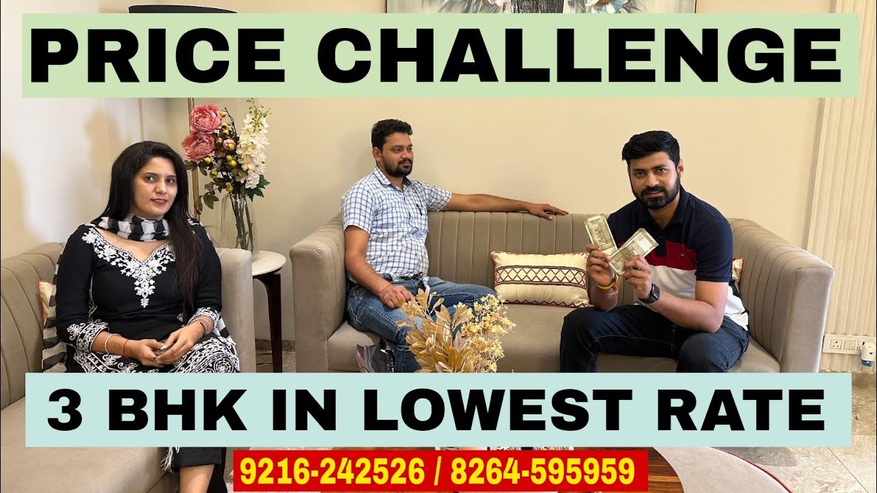 PRICE CHALLENGE | 3 BHK IN LOWEST RATE | More Information Call 9216 ...