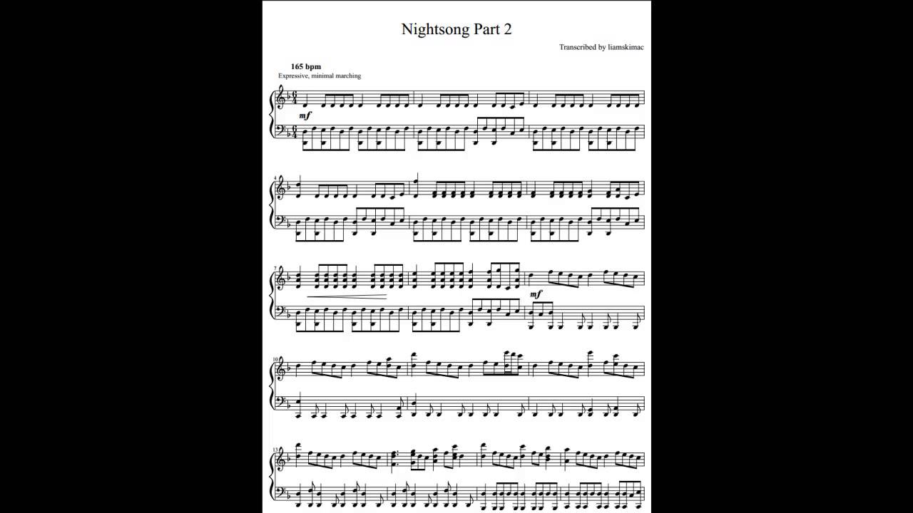 World Of Warcraft Invincible Piano Sheet Music Music World Of Warcraft