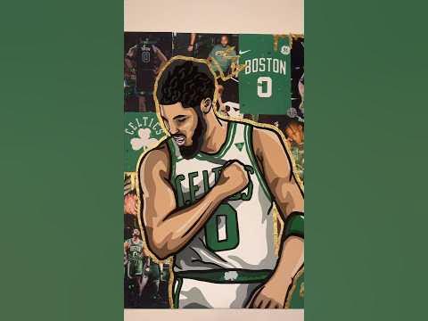 Jayson Tatum painting 16x20 👑 - YouTube